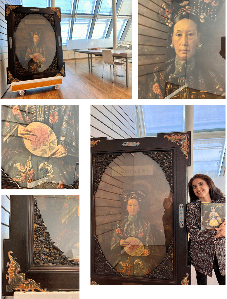 Studying the Cixi Portrait at the Harvard Art Museum (2024) | Xiang Li Art